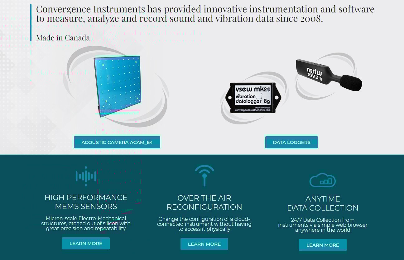 Convergence Instruments - Company Profile | Supplier Information