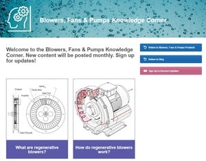 NEW! RC Blowers Knowledge Corner from Fuji Electric Corp. of America