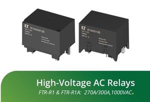 High-Voltage AC Relays from FCL Components America