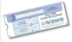 Flow Meter Calculator Tool from McCrometer, Inc.