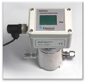 Loop powered two wire oxygen transmitter from Edgetech Instruments Inc.