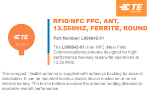 Versatility with TE NFC Antennas from TE Connectivity
