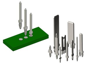 Press-fit and Compliant pins and terminals from Interplex Industries, Inc.