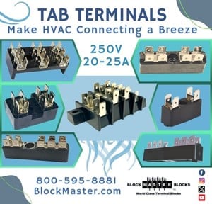 Get Tab Terminals at BlockMaster! from BlockMaster Electronics, Inc.