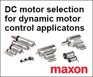 DC Motor Selection for Dynamic Motion Control App. from maxon