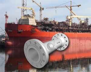 Space-Saving V-Cone Flow Meter for FPSO Vessels from McCrometer, Inc.