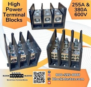 High Power Blocks For You! from BlockMaster Electronics, Inc.