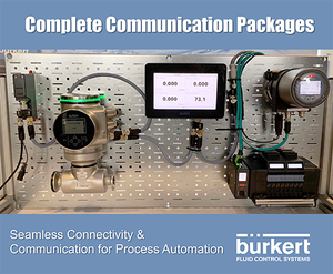 Complete Communication Packages from Burkert Fluid Control Systems