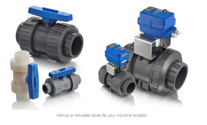 Manual or Actuated valves for industrial projects from Plast-O-Matic ...