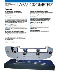 Labmicrometer measuring system. from Pratt & Whitney Measurement ...