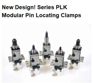 New Design! Series PLK Modular Pin Locating Clamps from PHD, Inc.