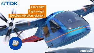 eVTOL/helicopters: MEMS inertial sensors for AHRS from Tronics Microsystems