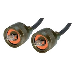 IP68 Ruggedized MIL RJ45 Assemblies from MilesTek Corporation