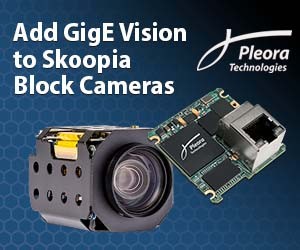 GigE Vision EFG for Skoopia Block Cameras from Pleora Technologies Inc.