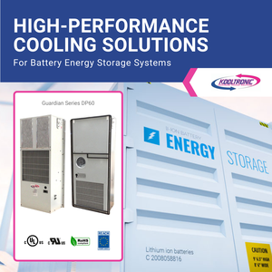 Custom Cooling Systems for Energy Storage Systems from Kooltronic, Inc.