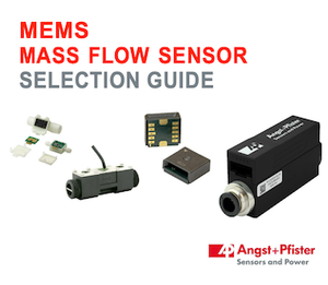 Mass Flow Sensor Selection Guide from Angst+Pfister Sensors and Power