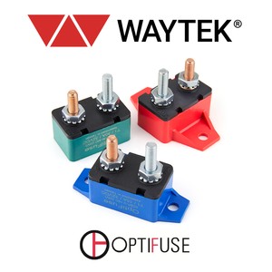 OptiFuse Color Coded Short Stop Circuit Breakers from Waytek, Inc.