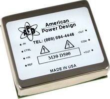 30 Watt Programmable DC/DC Converters from American Power Design, Inc.