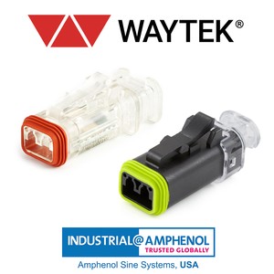 Amphenol AT Series Connectors with LEDs from Waytek, Inc.
