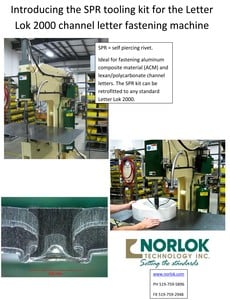 Letter Lok 2000 SPR kit from Norlok Technology, Inc.