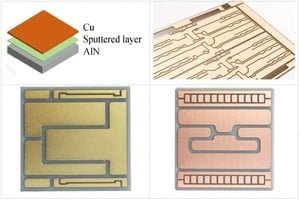 AMB AlN Ceramic Substrate for Power Electronics from Suntech Applied ...