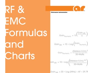 Request AR's “RF & EMC Formulas and Charts” Poster from AR RF/Microwave ...