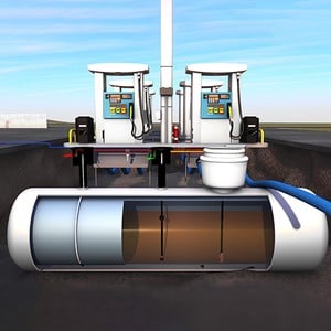 Fuel Level Monitoring at Gas Station Using ATG from Holykell Technology ...